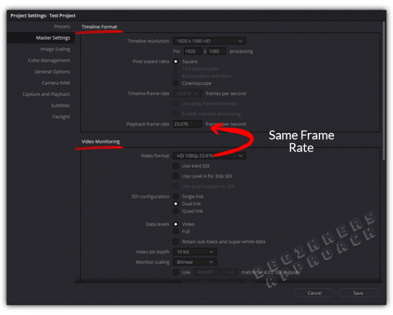 Crucial DaVinci Resolve Project Settings (2023 UPDATED)