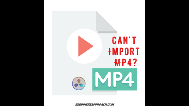 DaVinci Resolve Can't Import Mp4 Media (EASY Fix! 2024)
