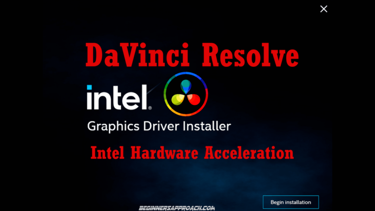 FIX DaVinci Resolve Intel Hardware Acceleration Issue